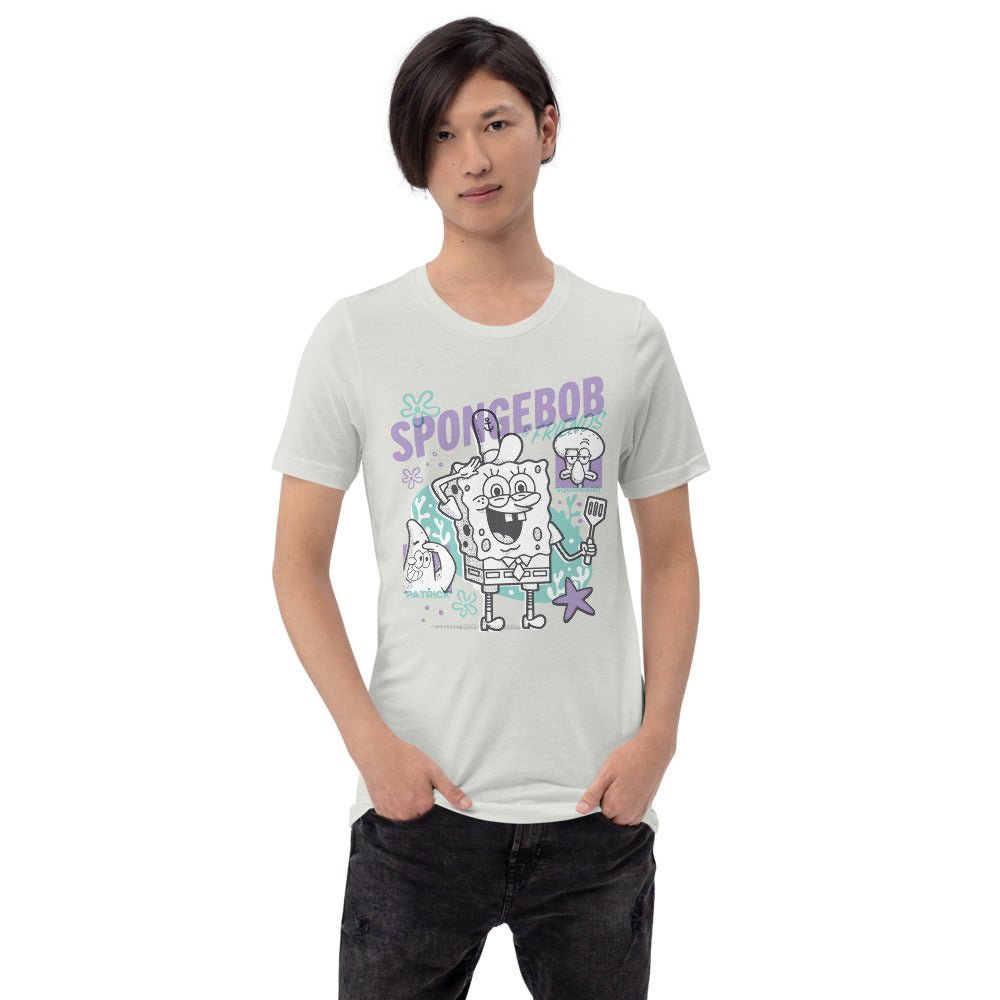 SpongeBob SquarePants SpongeBob And Friends Unisex T-Shirt – Paramount Shop