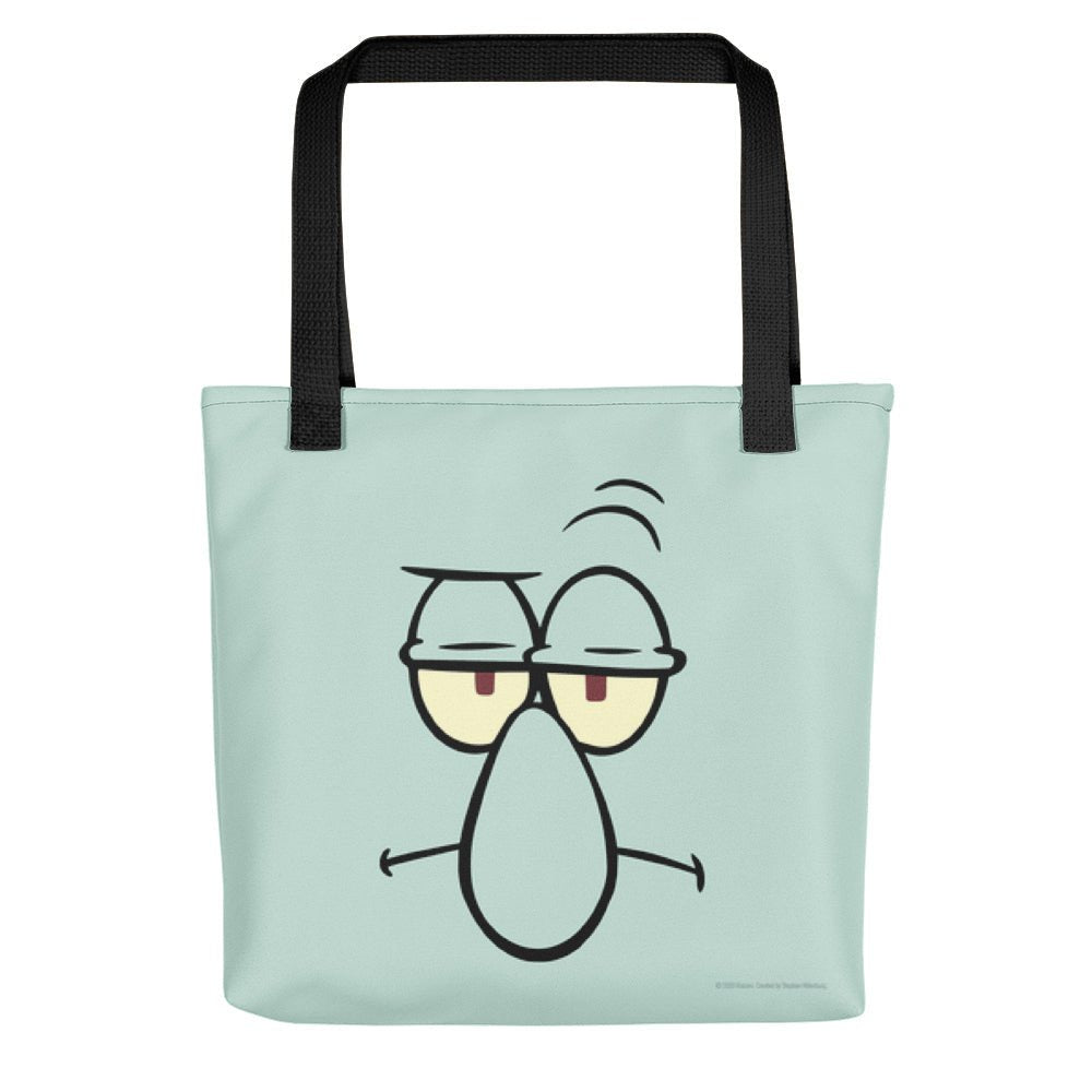SpongeBob SquarePants Squidward Big Face Premium Tote Bag – Paramount Shop