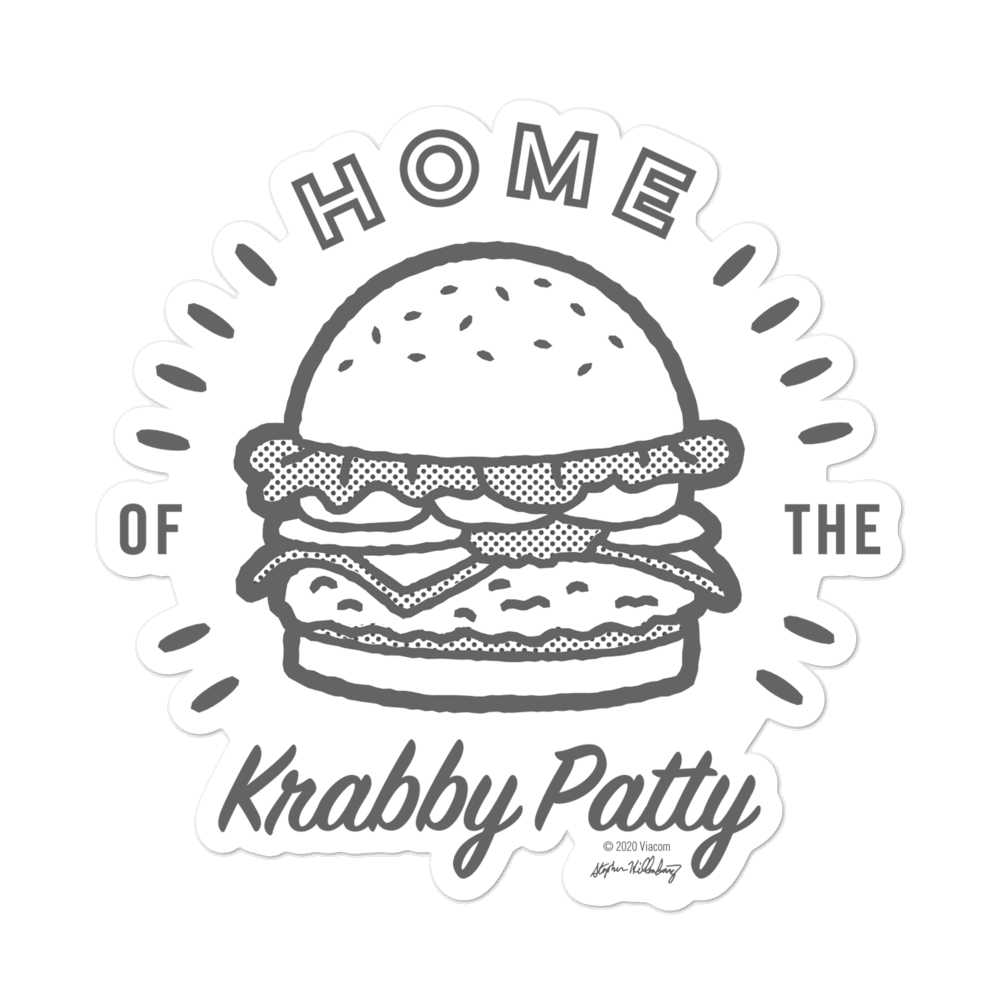 SpongeBob SquarePants The Krusty Krab Home of the Krabby Patty Die Cut ...