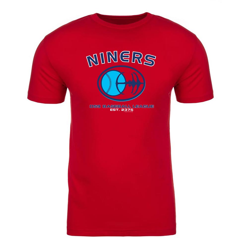 Star Trek: Deep Space Nine Niners Baseball Adult Short Sleeve T-Shirt ...