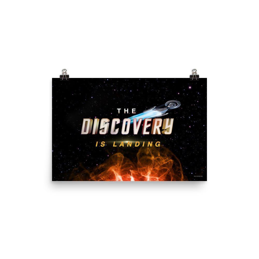 Star Trek: Discovery The Discovery Is Landing Premium Matte Paper ...