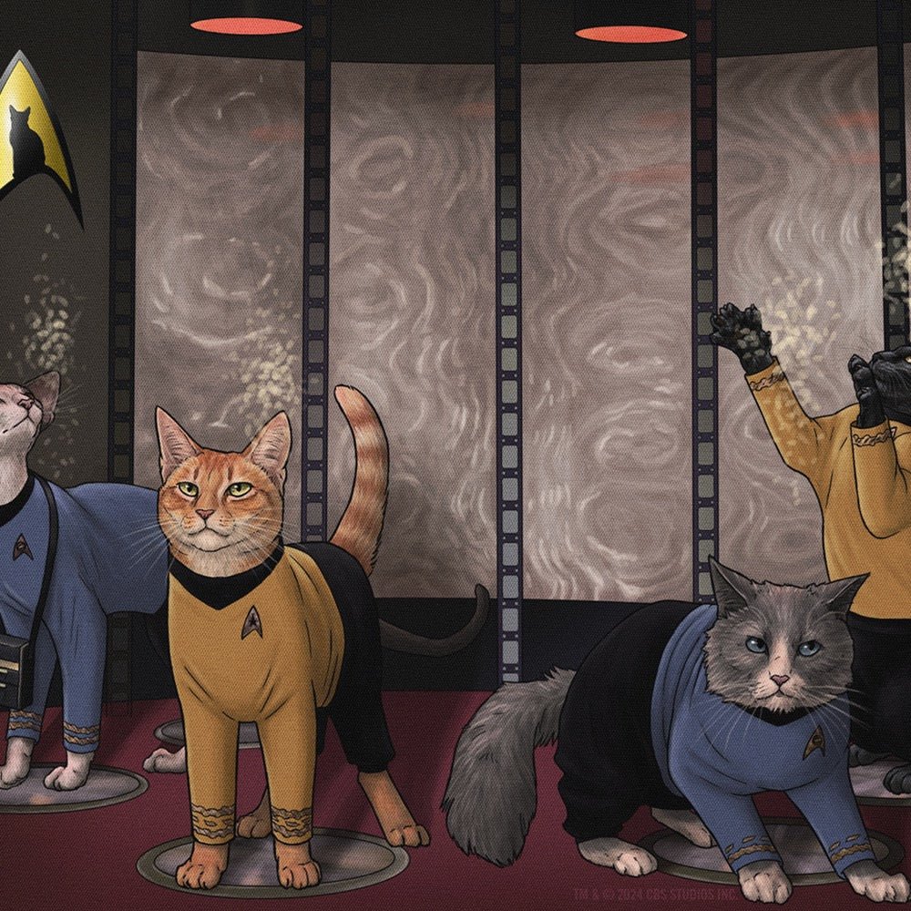 Star Trek The Next Generation Crew Cats Mouse Pad – Paramount Shop