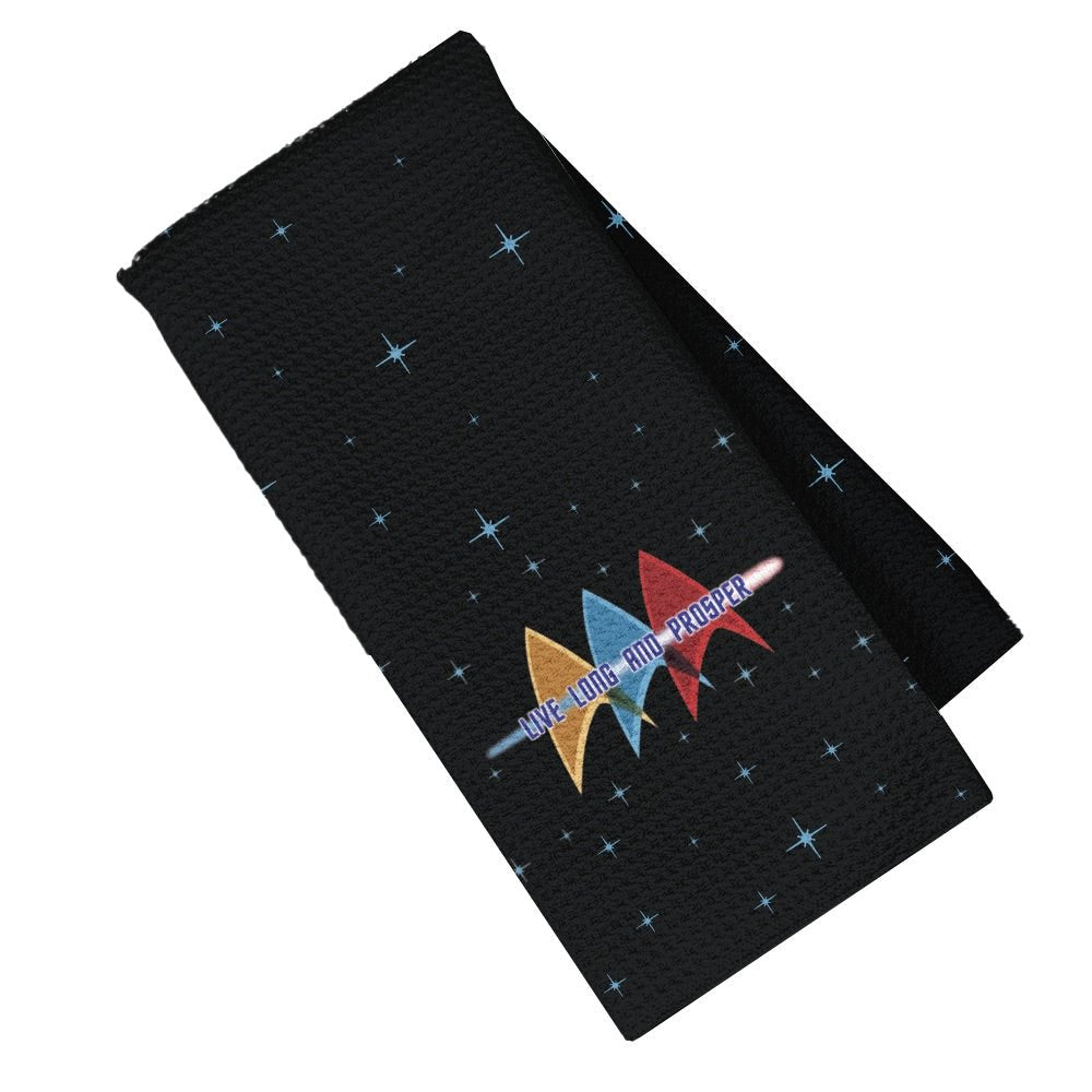 Star Trek: The Original Series Live Long and Prosper Kitchen Towel ...
