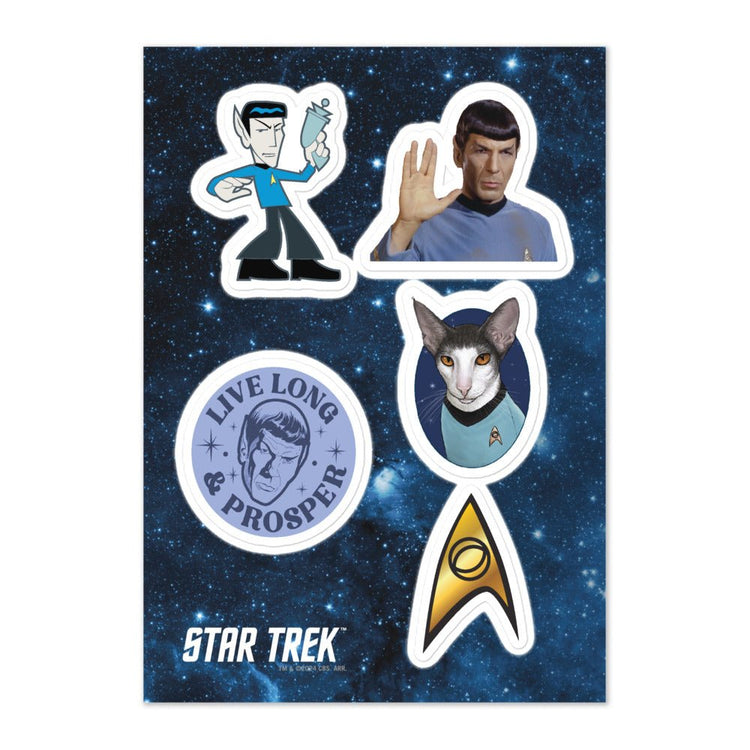 Star Trek: The Original Series Spock Sticker Sheet – Paramount Shop