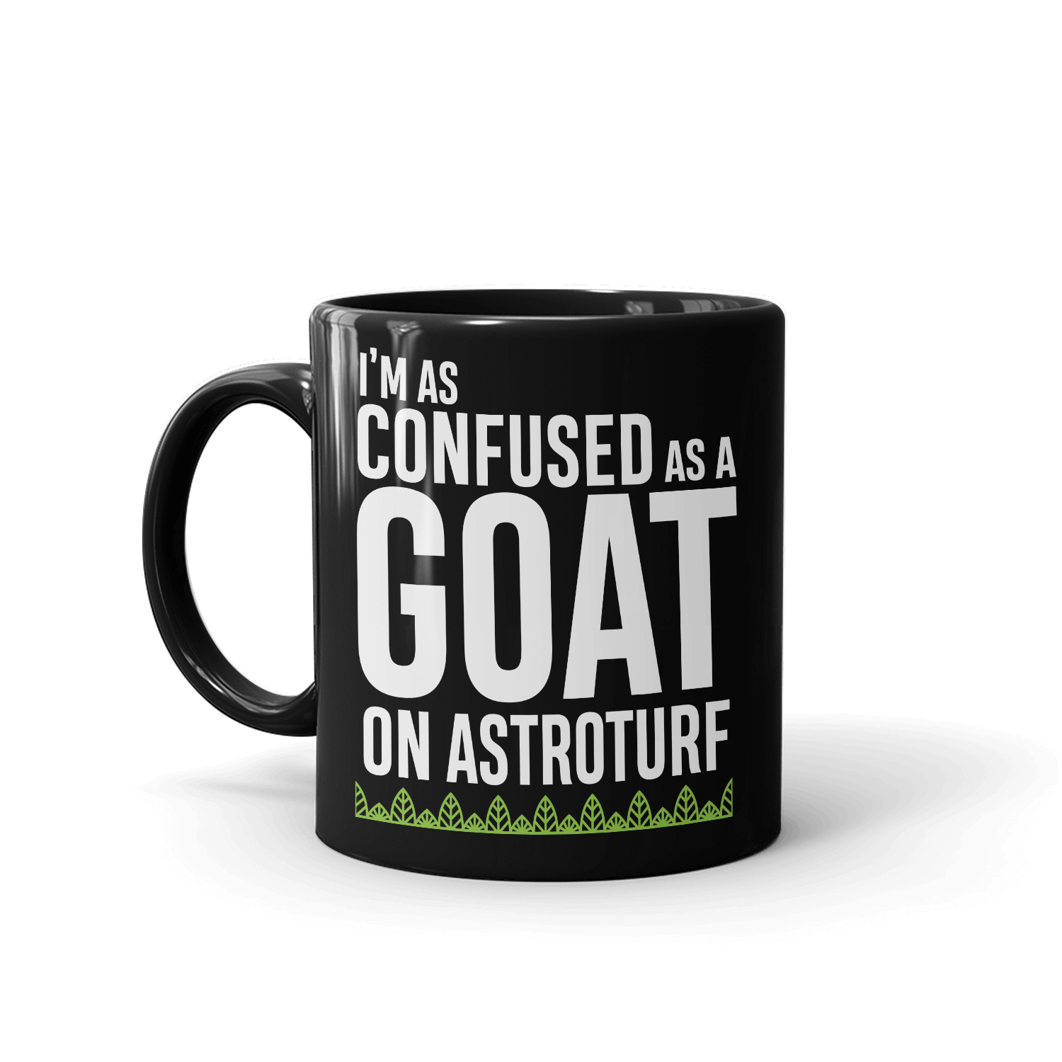 Survivor Goat On Astroturf Quote Black Mug – Paramount Shop