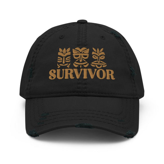Survivor Masks Embroidered Distressed Hat – Paramount Shop