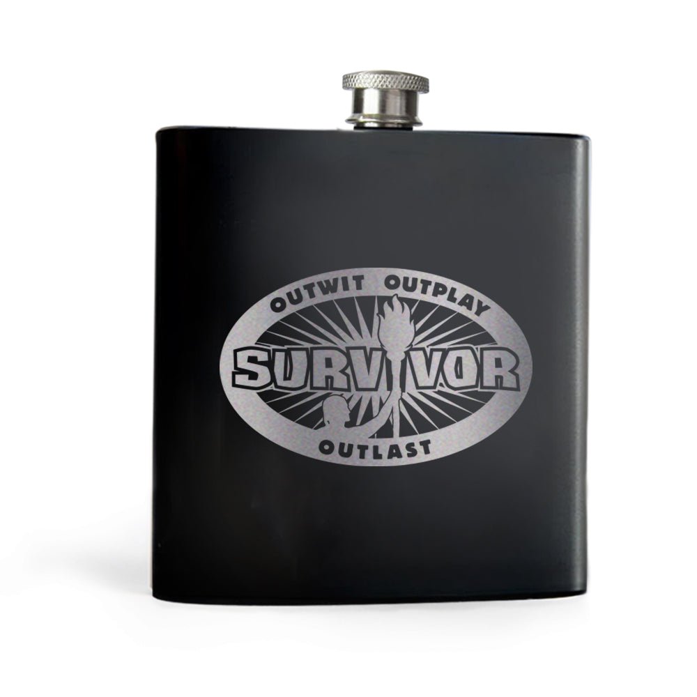 Survivor Outwit, Outplay, Outlast Flask – Paramount Shop