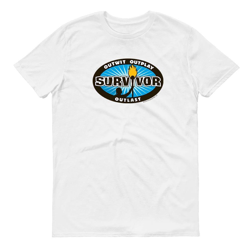 Survivor Outwit, Outplay, Outlast Logo Adult Short Sleeve T-Shirt ...