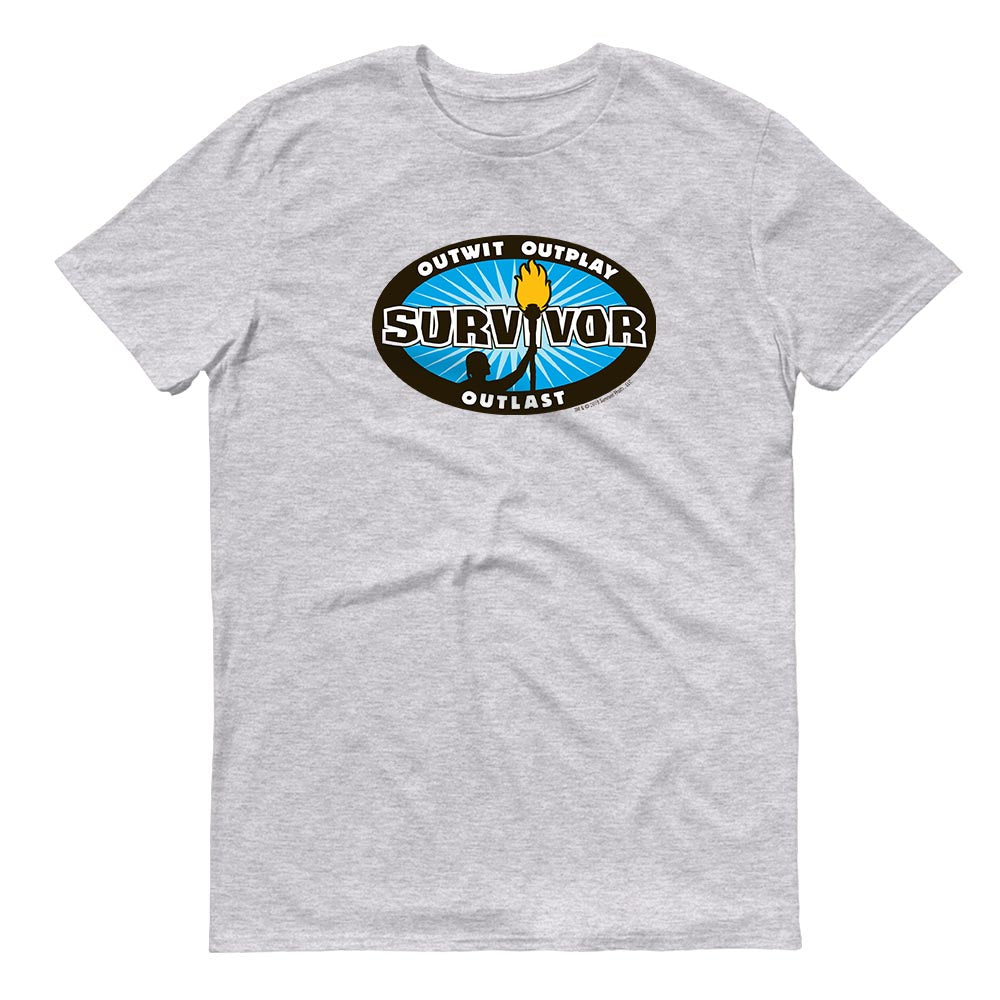 Survivor Outwit, Outplay, Outlast Logo Adult Short Sleeve T-Shirt ...