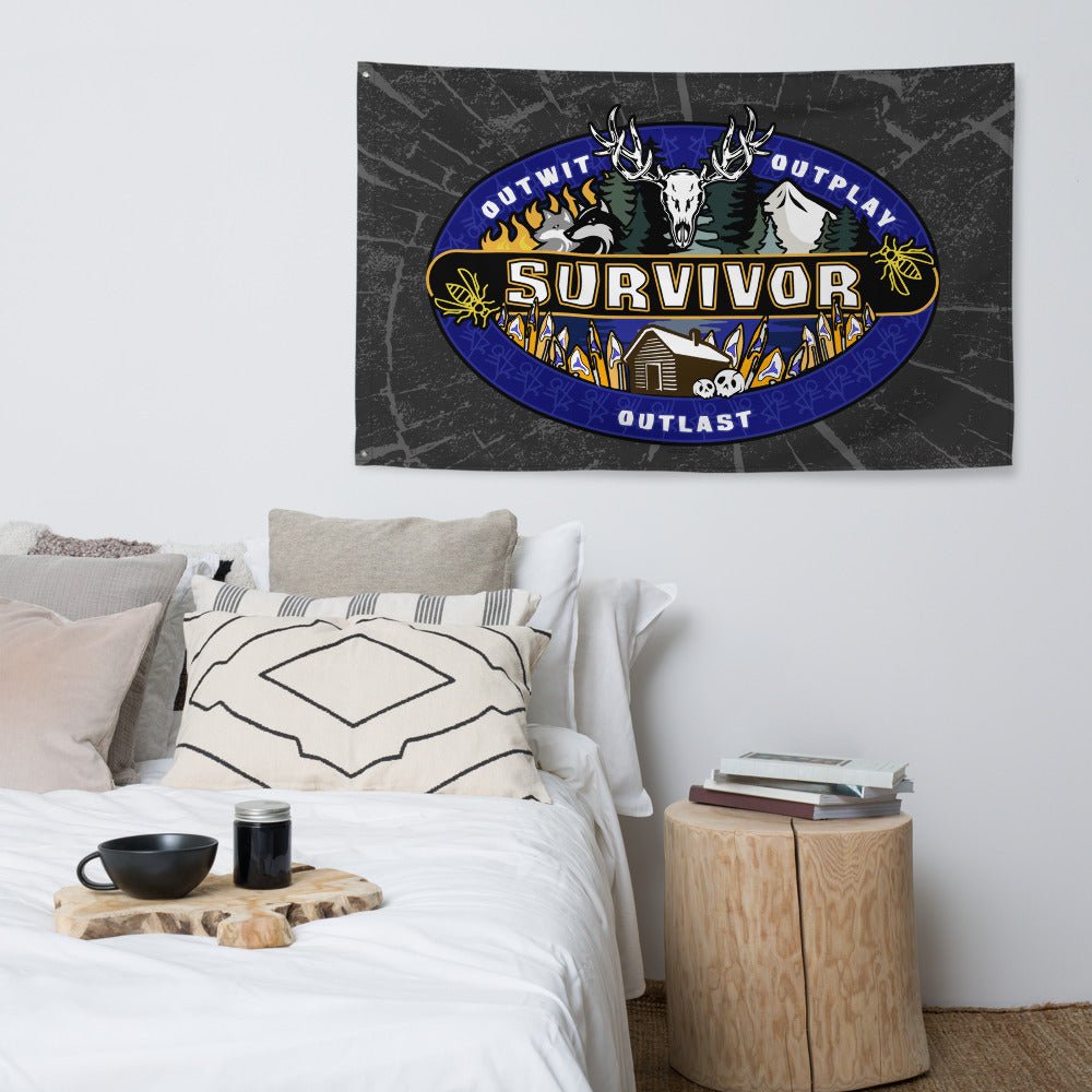 Survivor x Yellowjackets Logo Flag – Paramount Shop