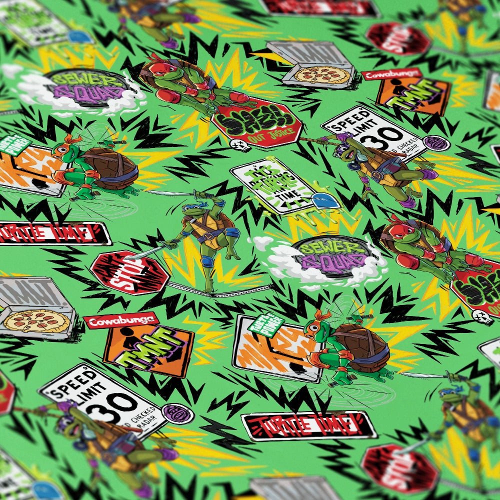 Teenage Mutant Ninja Turtles: Mutant Mayhem Pattern Wrapping Paper ...