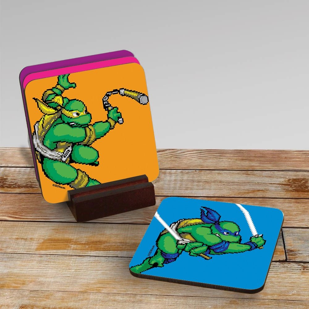 Teenage Mutant Ninja Turtles Ninjas Battle Stance Coasters with ...