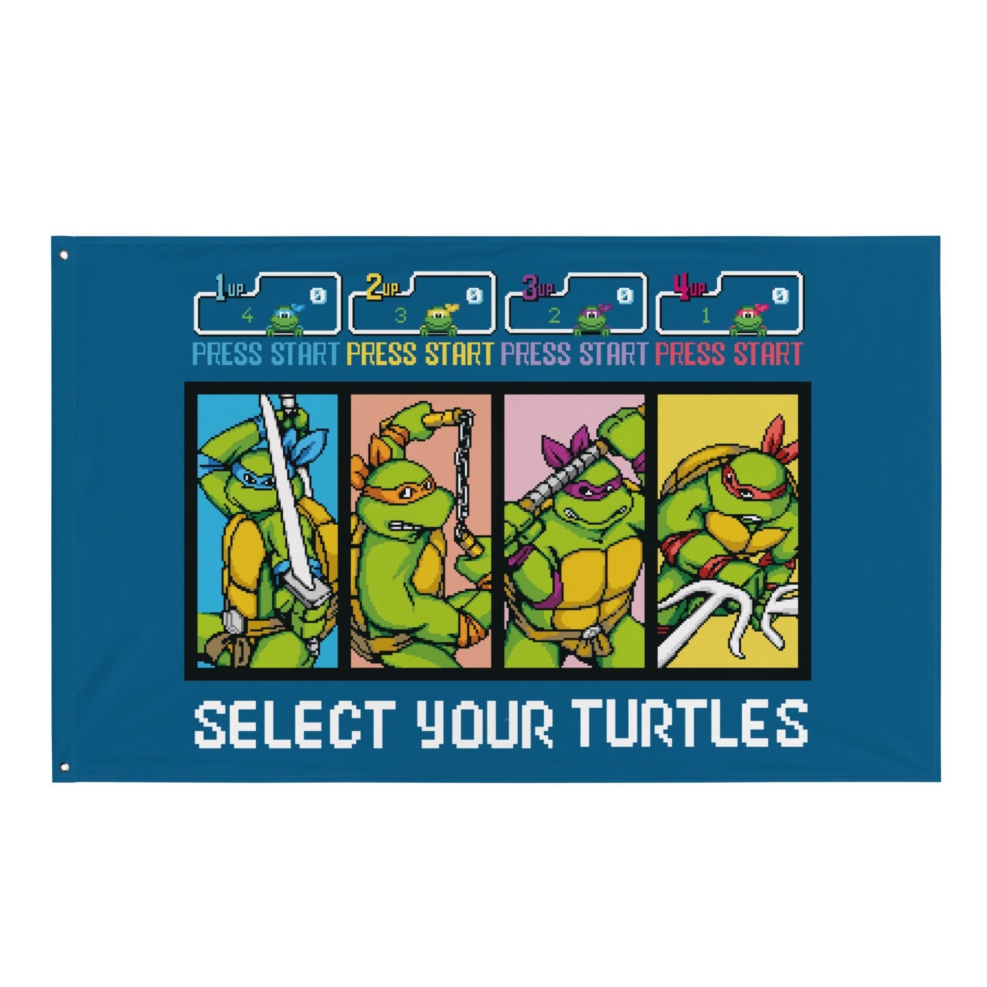 Teenage Mutant Ninja Turtles Select Your Turtles Flag