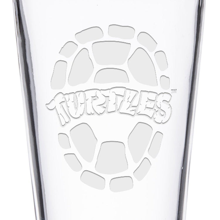 Teenage Mutant Ninja Turtles Shell Laser Engraved Pint Glass ...