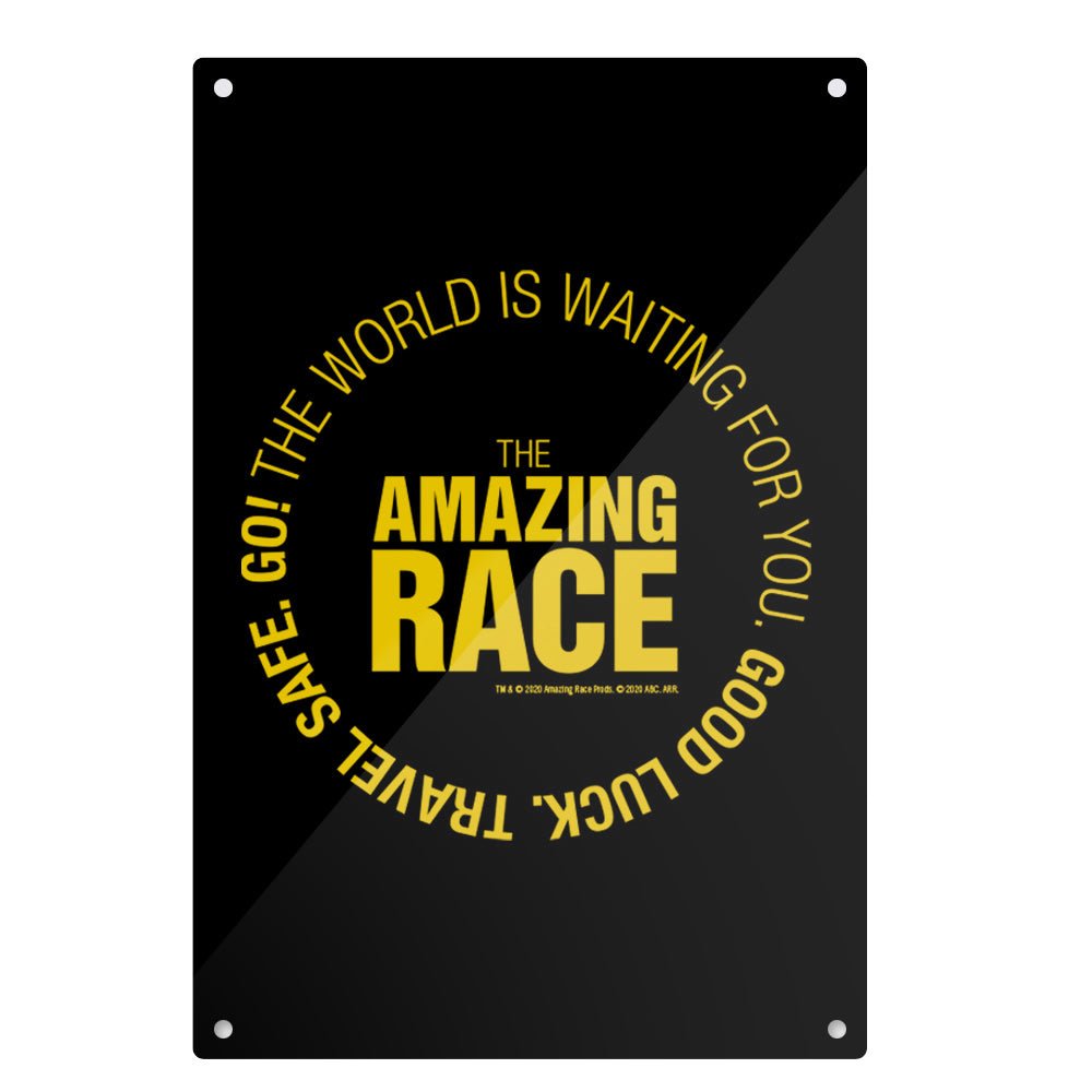 The Amazing Race Starting Badge Metal Sign – Paramount Shop