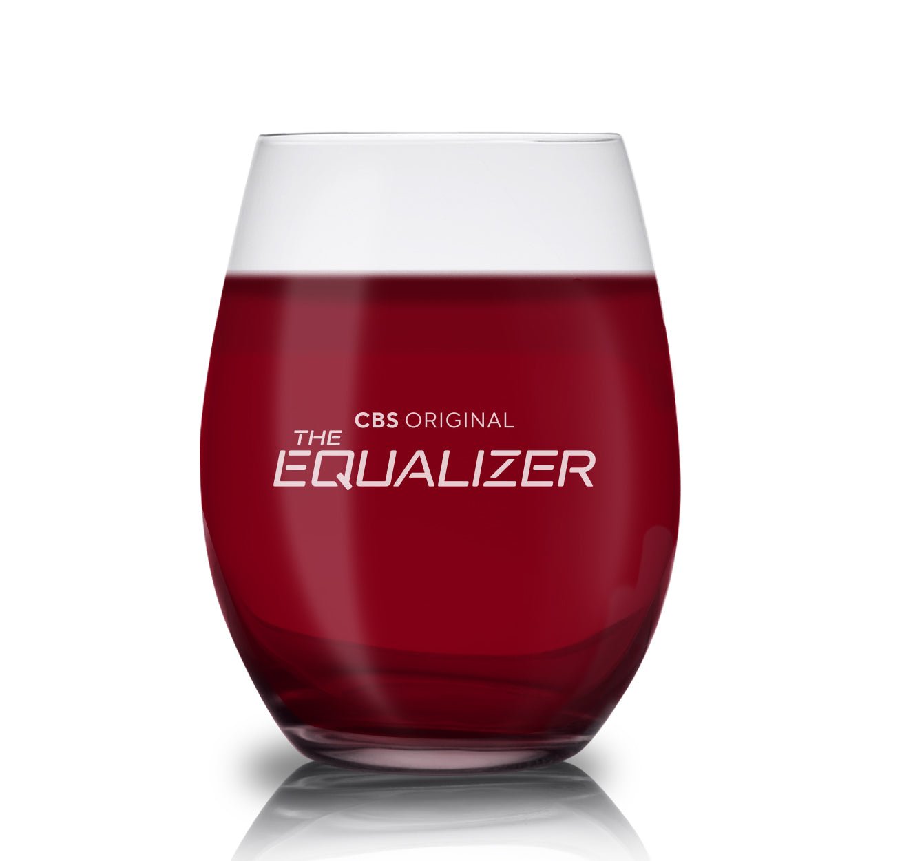 The Equalizer Logo Laser Engraved Stemless Wine Glass – Paramount Shop