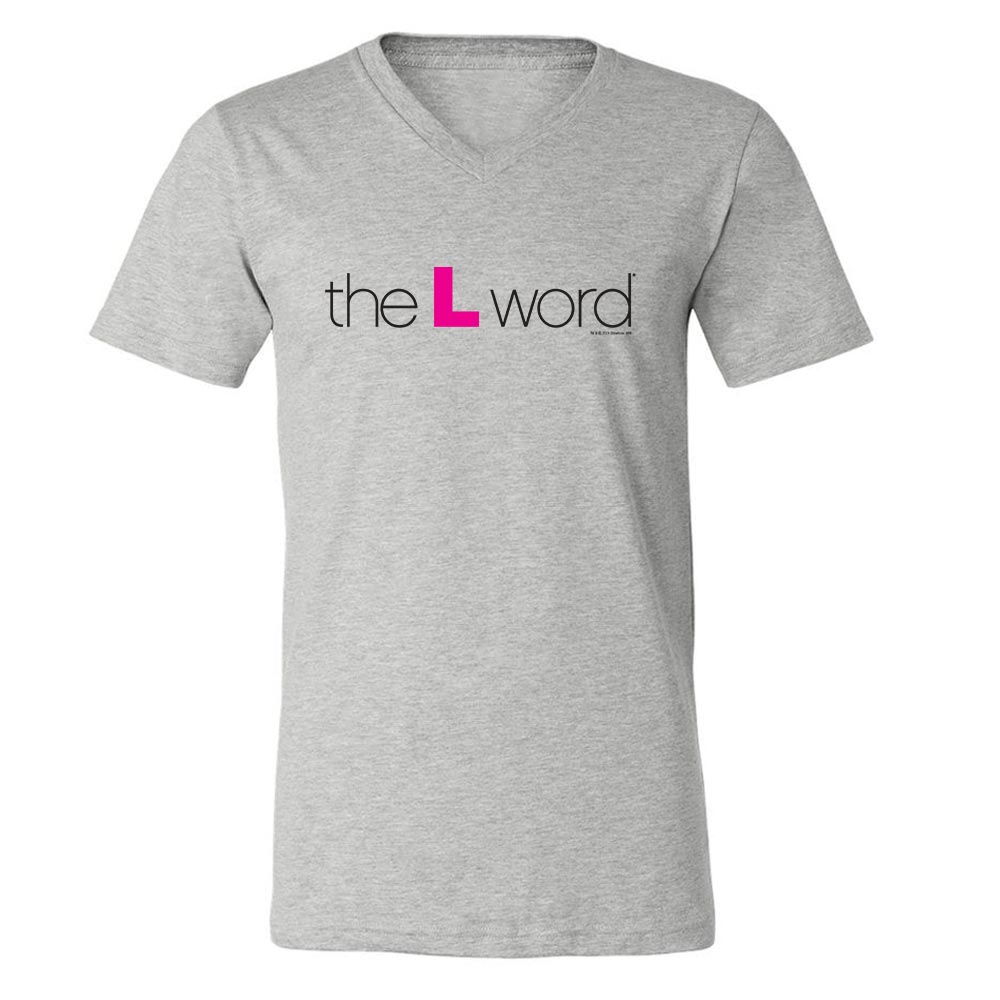 The L Word Logo Adult V-Neck T-Shirt – Paramount Shop