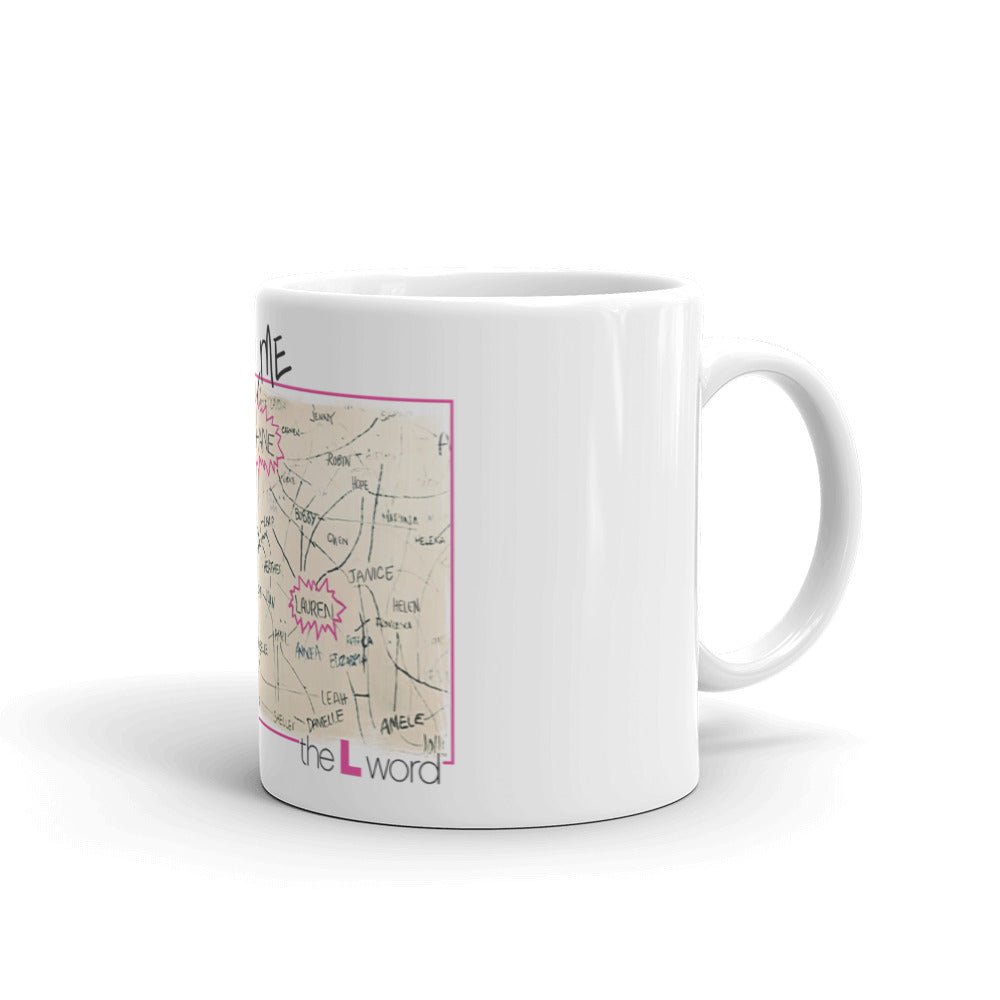 The L Word The Chart White Mug – Paramount Shop