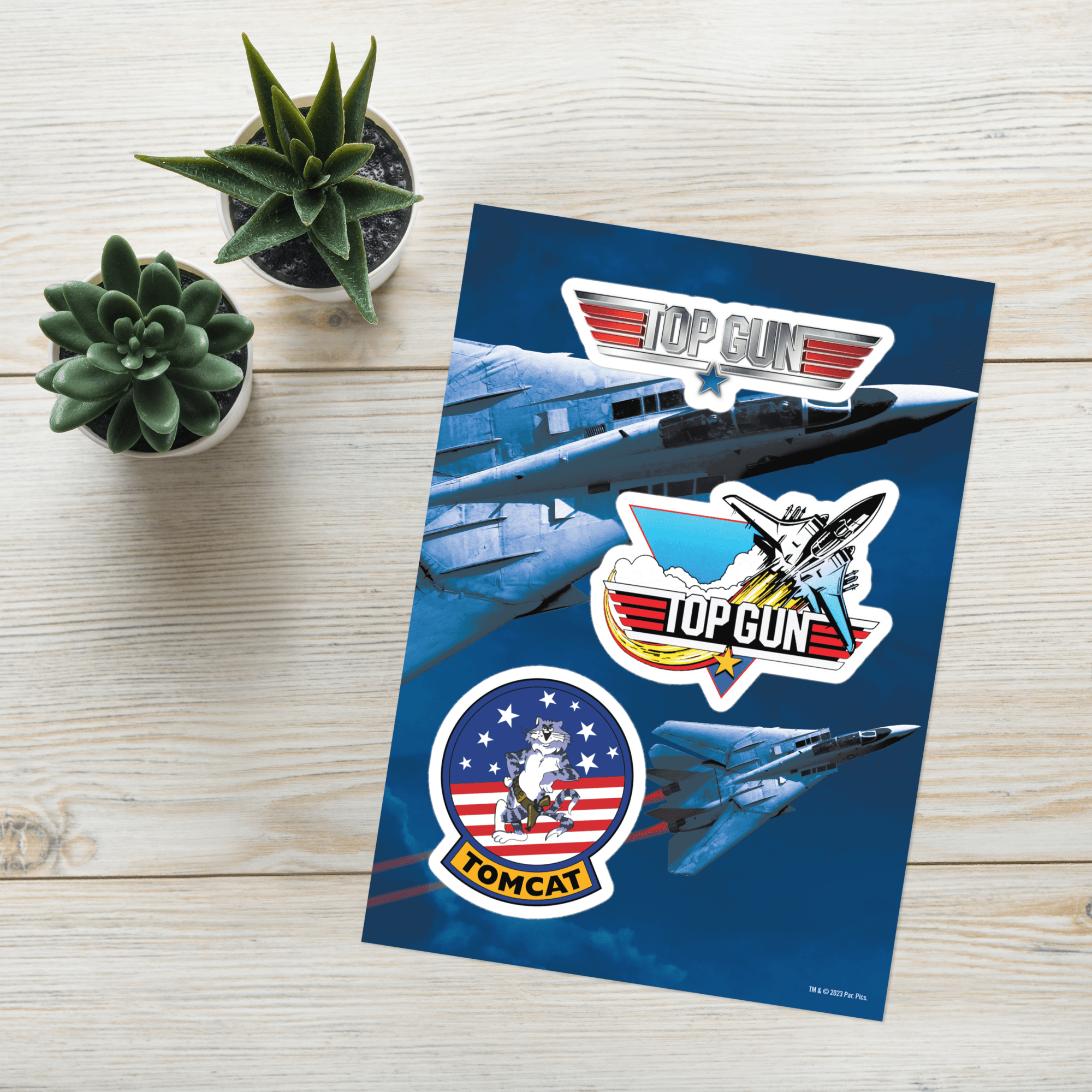 Top Gun Pure Americana Sticker Sheet – Paramount Shop