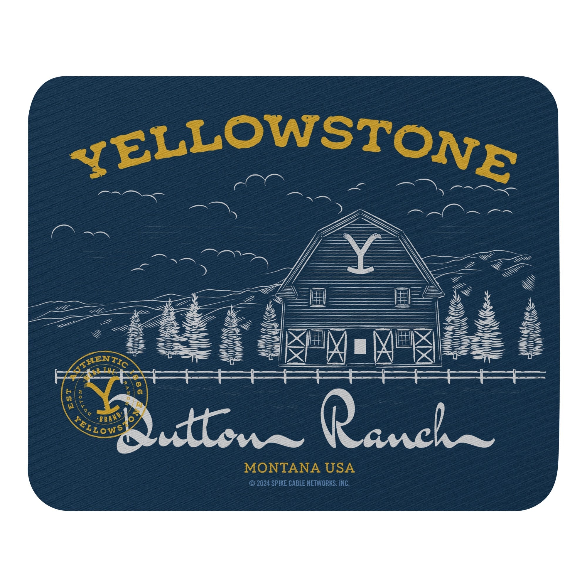 Yellowstone Dutton Ranch Barn Mouse Pad – Paramount Shop