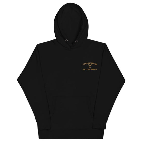 Yellowstone Dutton Ranch Embroidered Unisex Hoodie – Paramount Shop