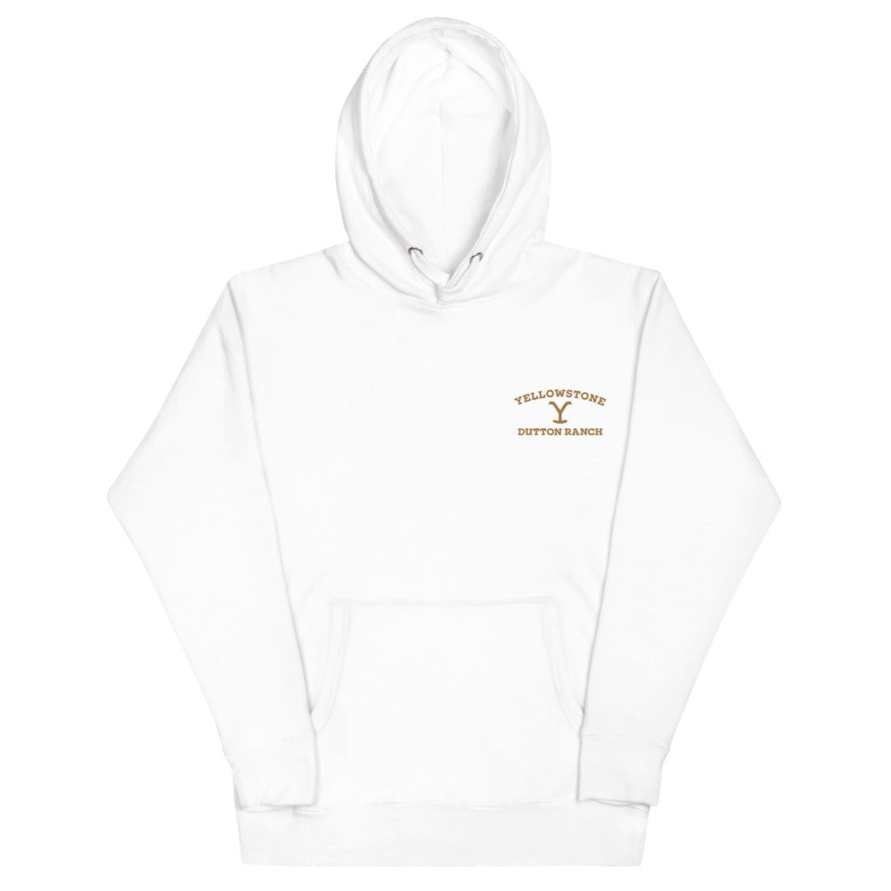 Yellowstone Dutton Ranch Embroidered Unisex Hoodie – Paramount Shop