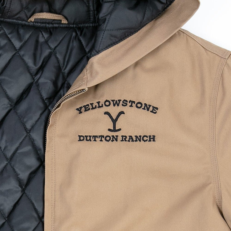 Yellowstone Dutton Ranch Hooded Khaki Jacket – Paramount Shop
