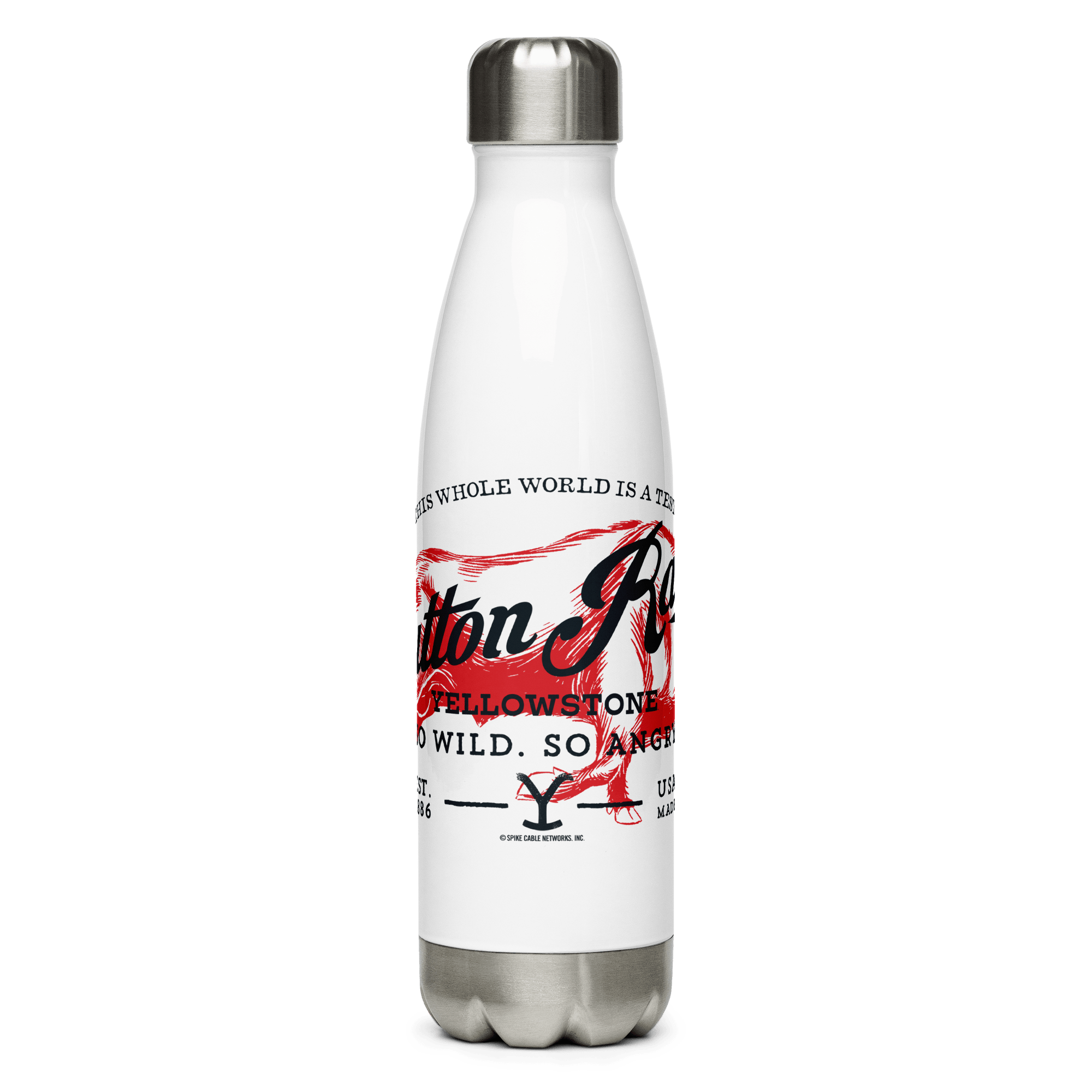 Yellowstone Dutton Ranch So Wild So Angry Stainless Steel Water Bottle ...