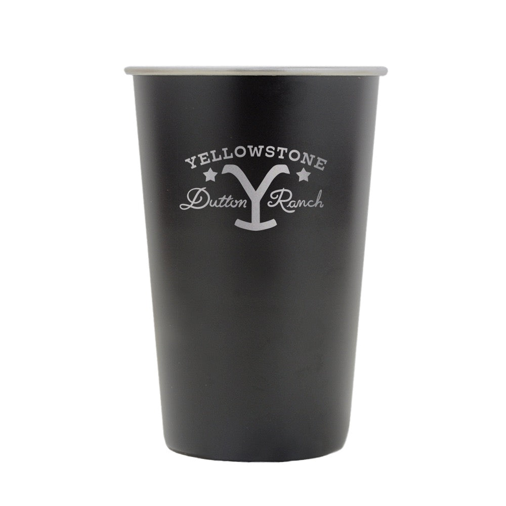 Yellowstone Dutton Ranch Star Steel Pint Glass – Paramount Shop