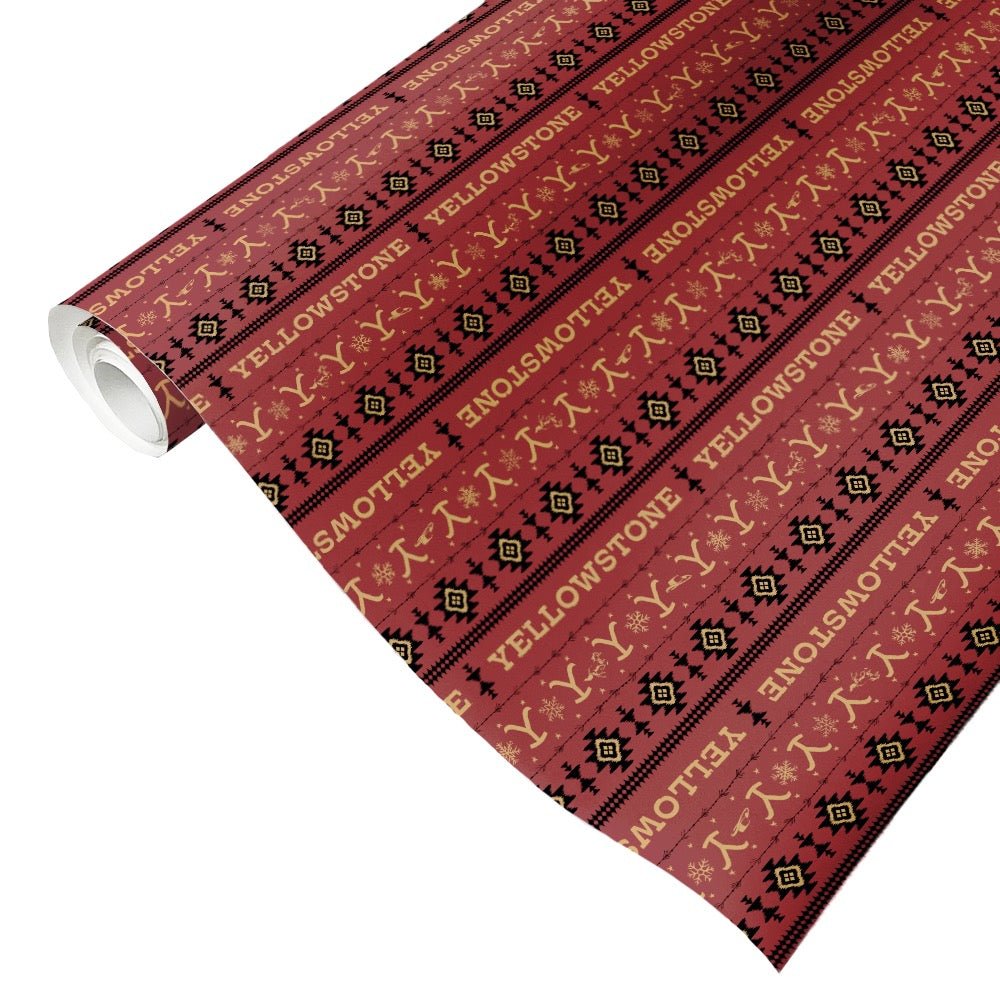 Yellowstone Holiday Aztec Wrapping Paper – Paramount Shop