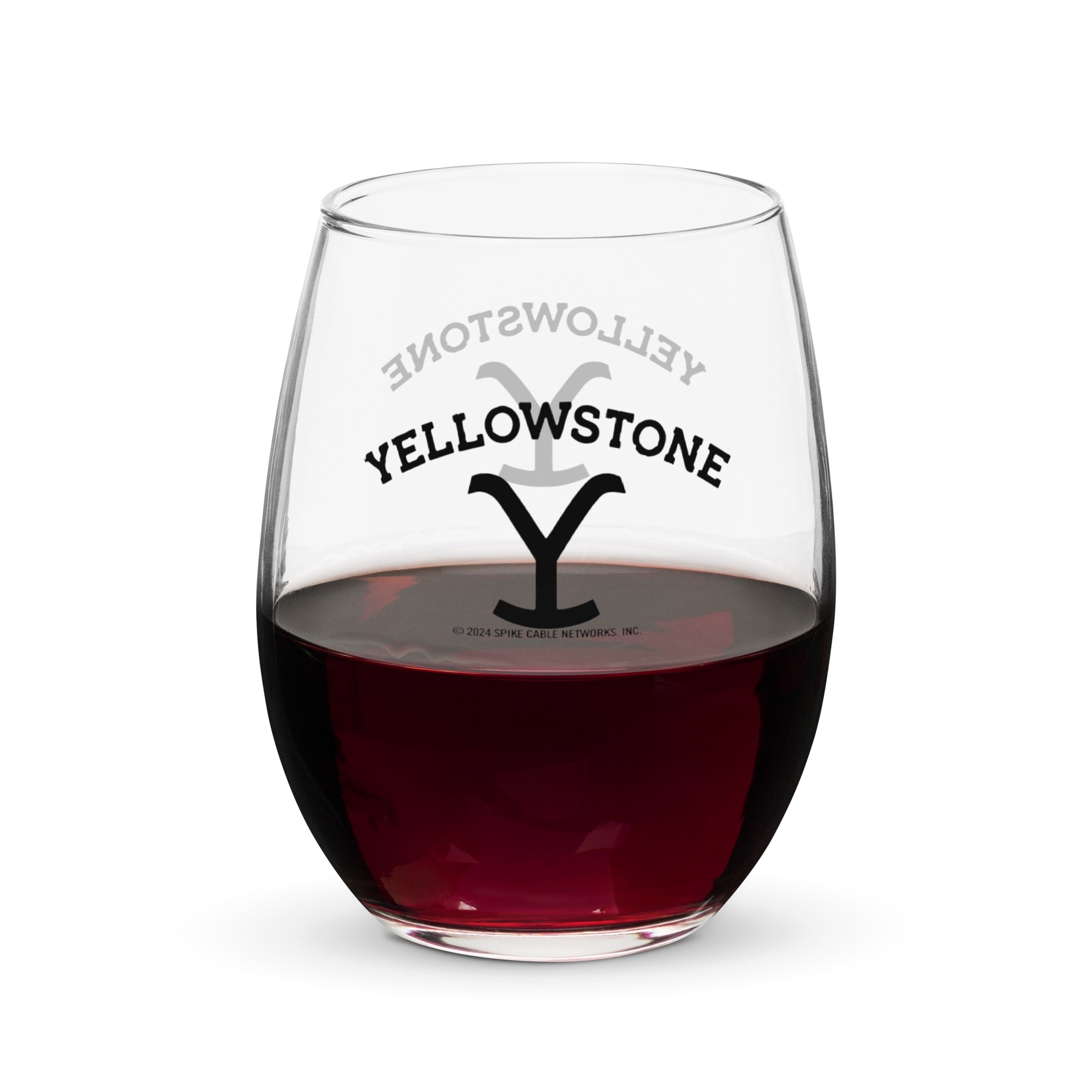 Yellowstone Logo Stemless Wine Glass – Paramount Shop