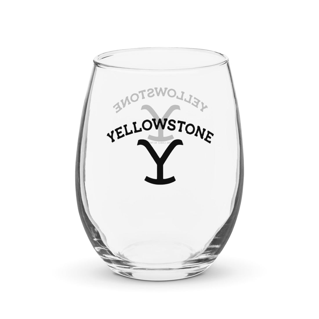 Yellowstone Logo Stemless Wine Glass – Paramount Shop