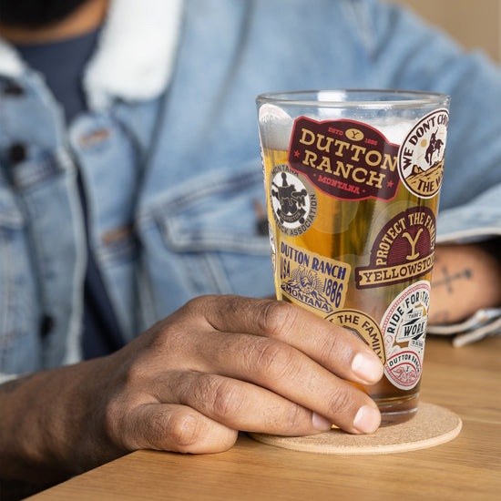 Yellowstone Patches Pint Glass – Paramount Shop