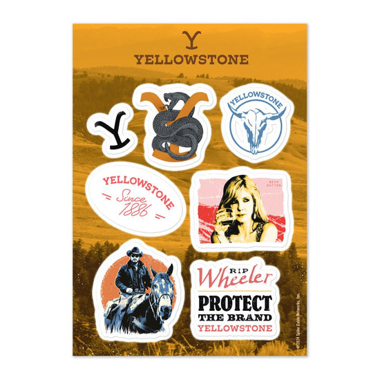 Yellowstone Rip Wheeler and Beth Dutton Sticker Sheet – Paramount Shop