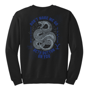 Yellowstone Snake Beth Dutton On You Fleece Crewneck Sweatshirt ...