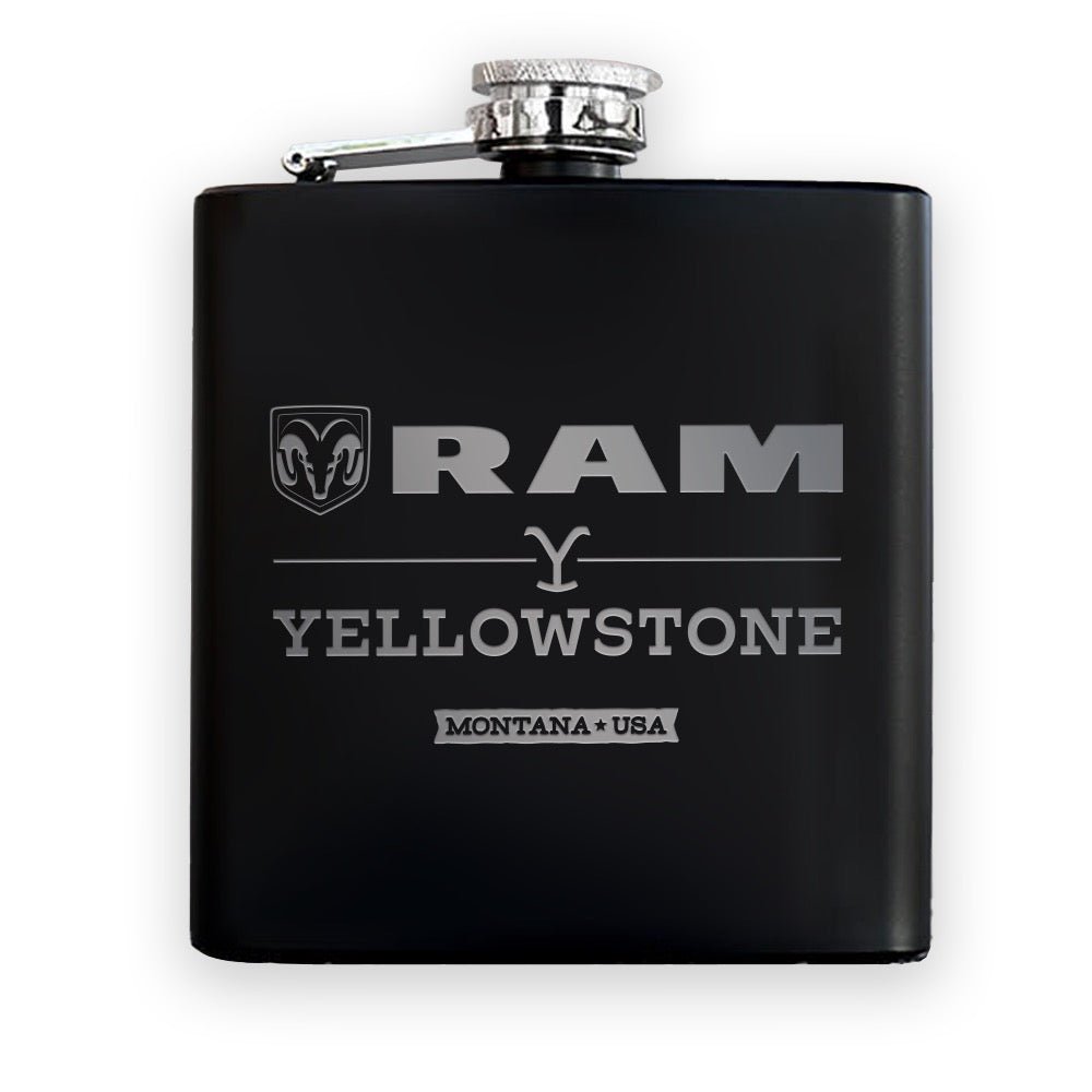 Yellowstone x Ram Matte Flask – Paramount Shop