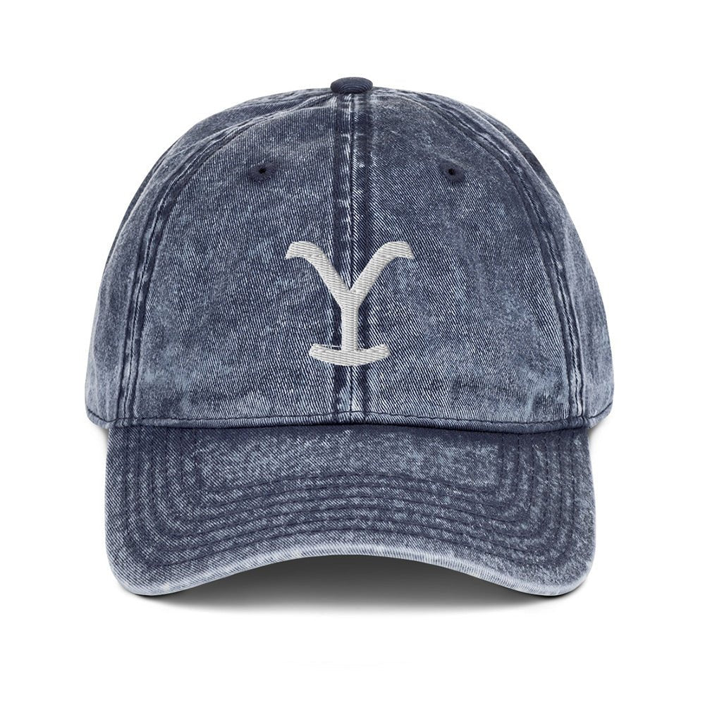 Yellowstone Y Logo Vintage Denim Cap – Paramount Shop